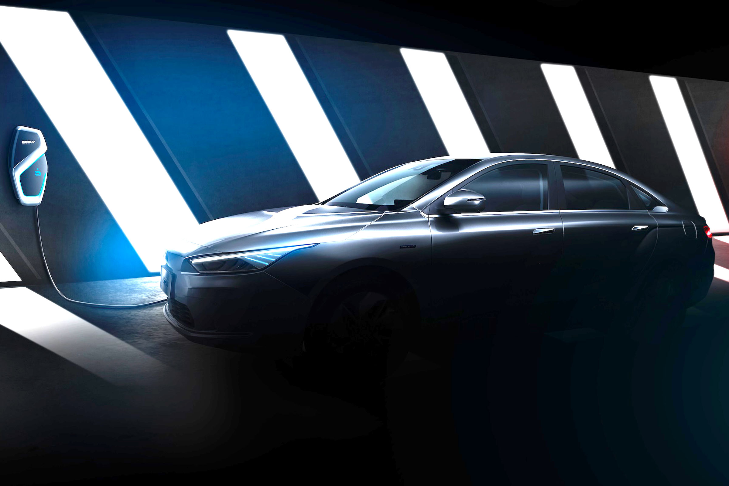 New Geely electric saloon teased | DrivingElectric