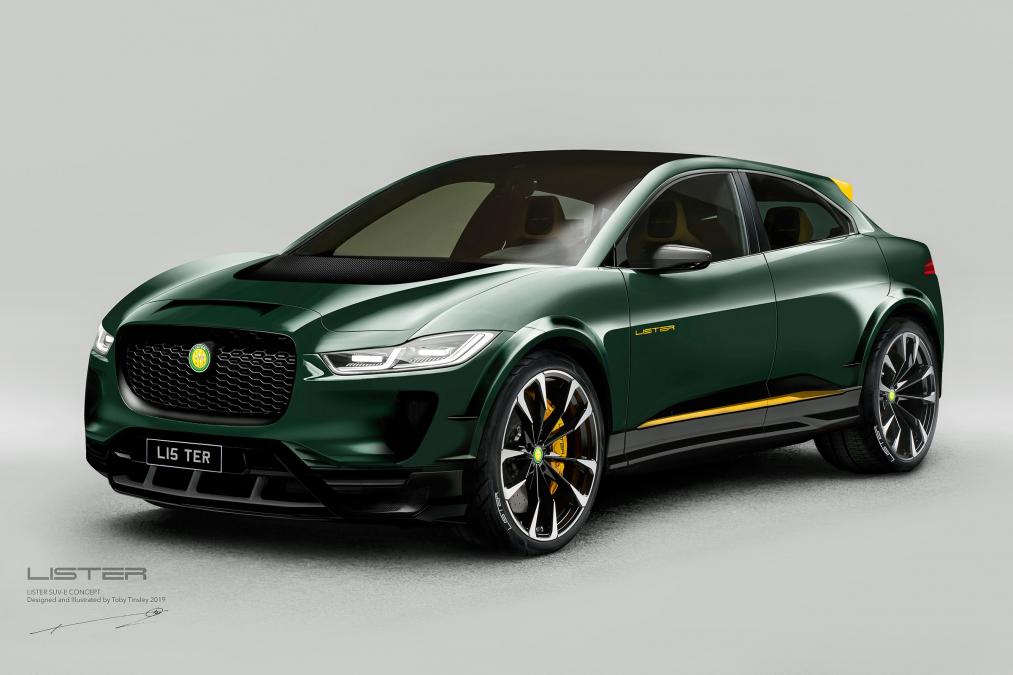 Lister SUV-E: Modified Jaguar I-Pace concept revealed | DrivingElectric