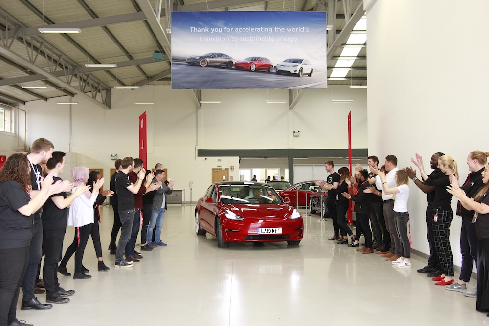 First UK Tesla Model 3 deliveries handed over to customers ...