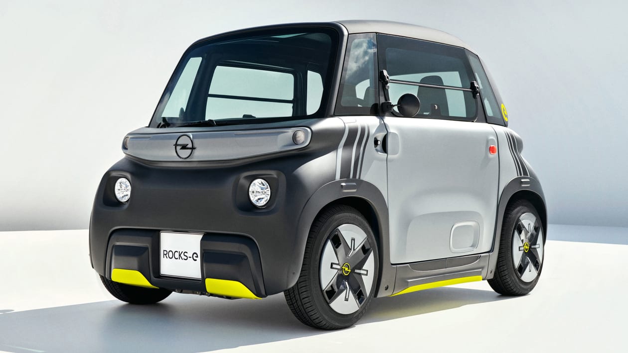New Opel Rocks-e: Citroen Ami-based two-seat electric city-car unveiled ...