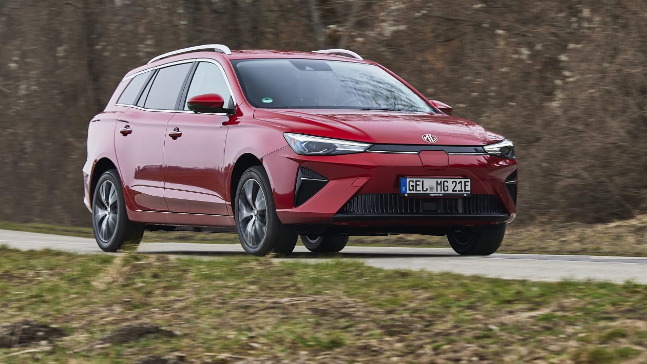 New 2022 MG 5 SW EV first drive pictures | DrivingElectric