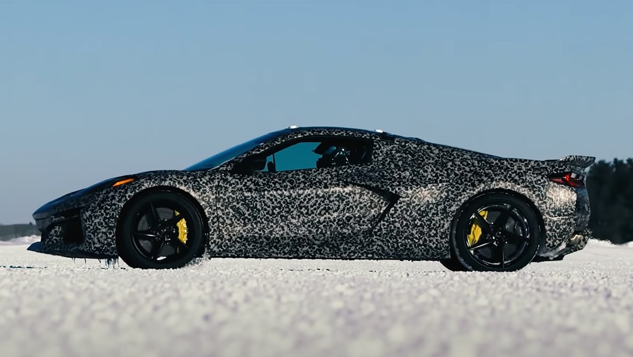 Chevrolet Corvette hybrid teaser images | DrivingElectric