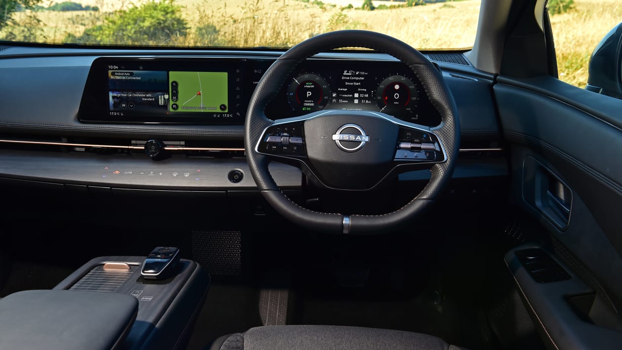 Nissan Ariya review: interior, dashboard & infotainment | DrivingElectric