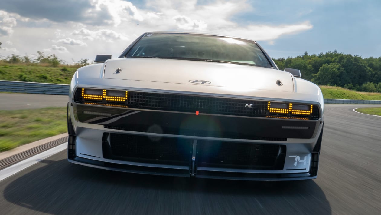 Hyundai N Vision 74 concept drive pictures | DrivingElectric