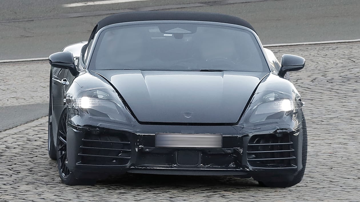 Porsche Boxster EV spy shots | DrivingElectric