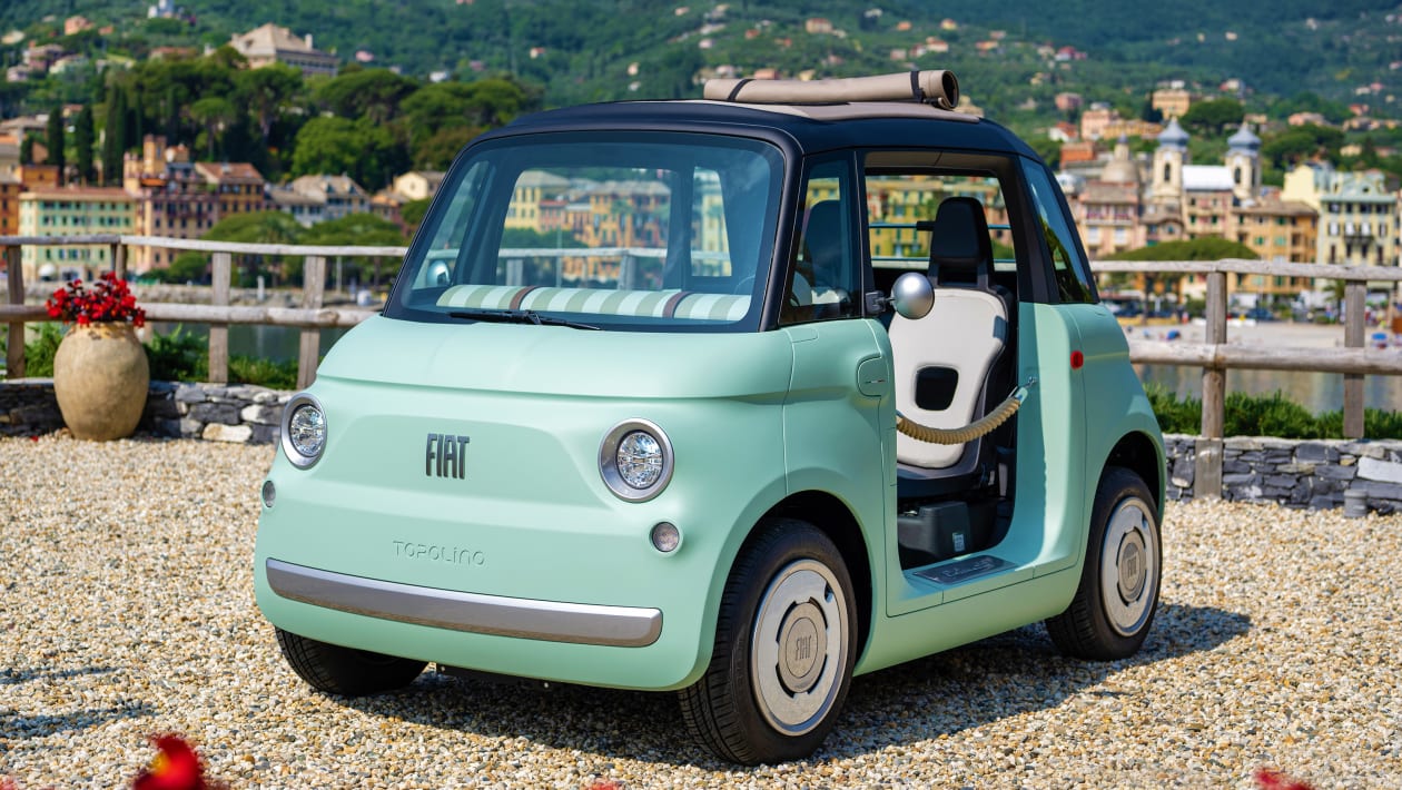 Fiat Topolino is a convertible Citroen Ami | DrivingElectric