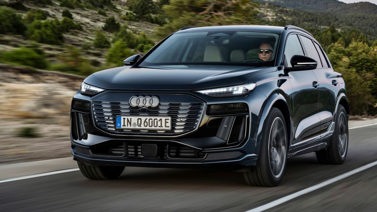 New Audi Q6 e-tron revealed with customisable headlights | DrivingElectric